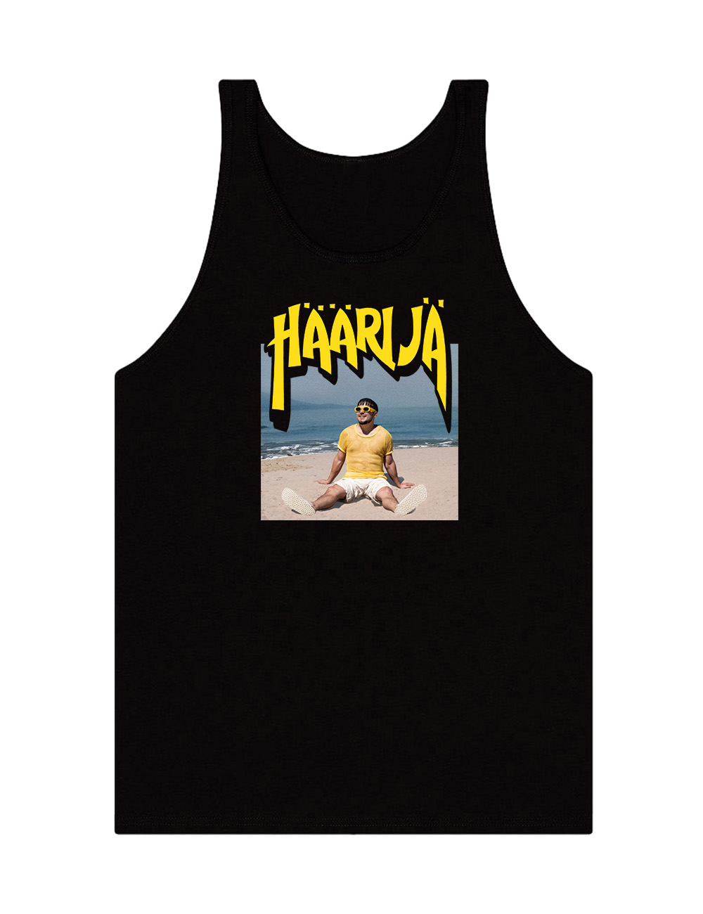 Häärijä – hihaton t-paita, musta – Hikipanta