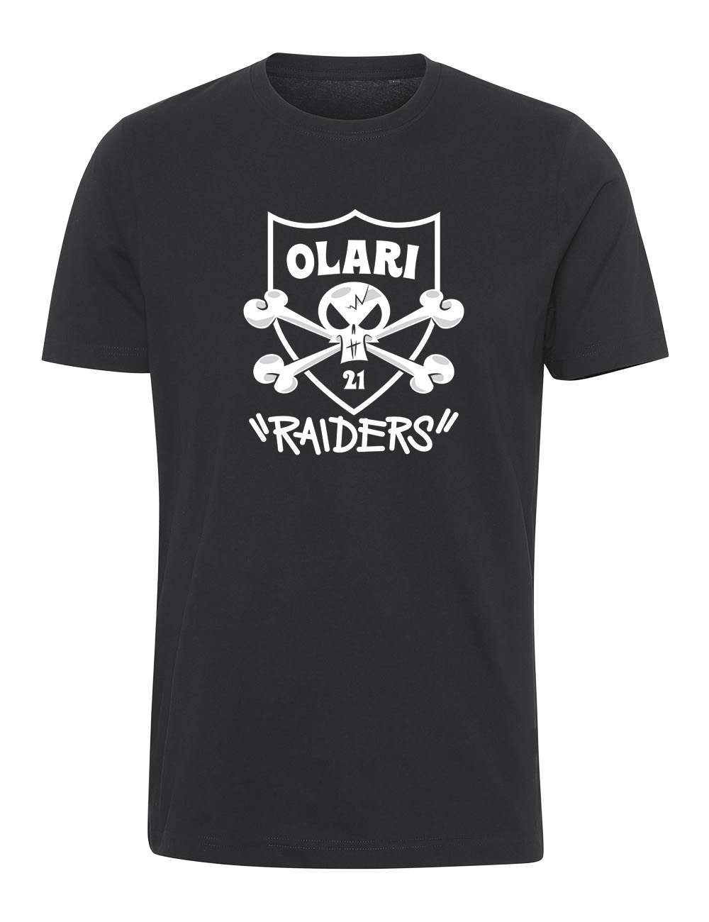 Olarin Panimo – Olari Raiders – T-paita, musta – Hikipanta